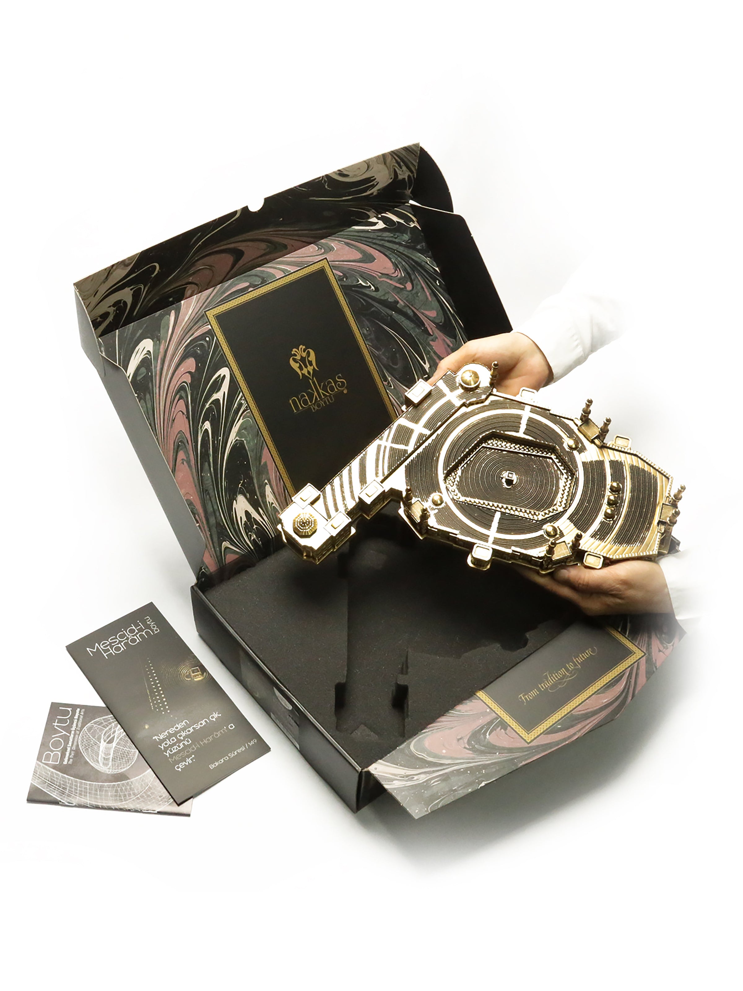 Islamic Table Decor with Kaaba in Al Masjid Al Haram