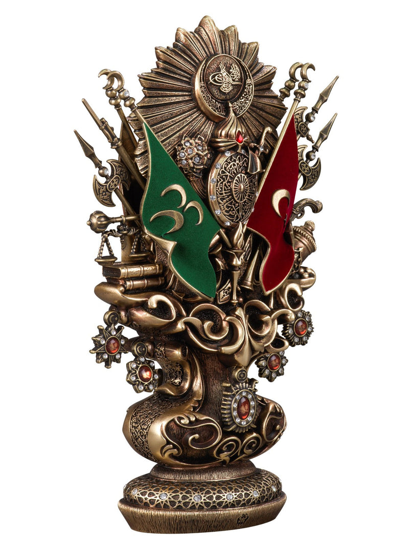 Islamic Table Decor with Ottoman Coat of Arms