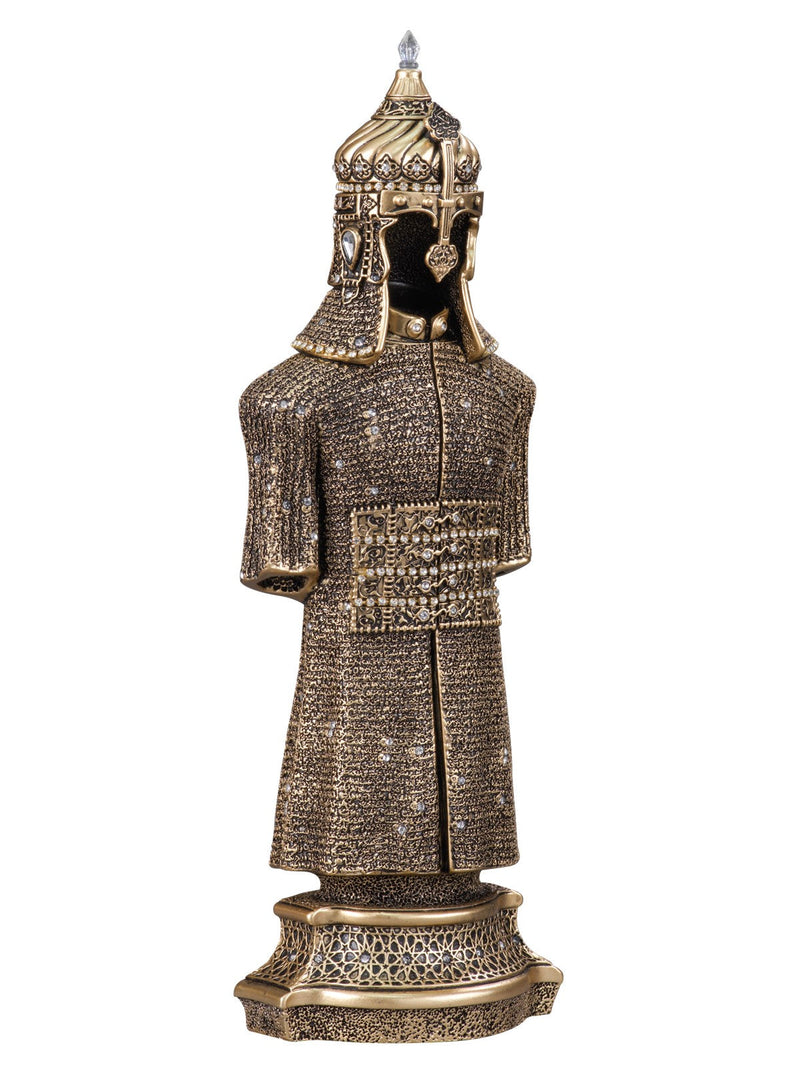 Islamic Armor Table Decor with Jawshan Kabir Inscription